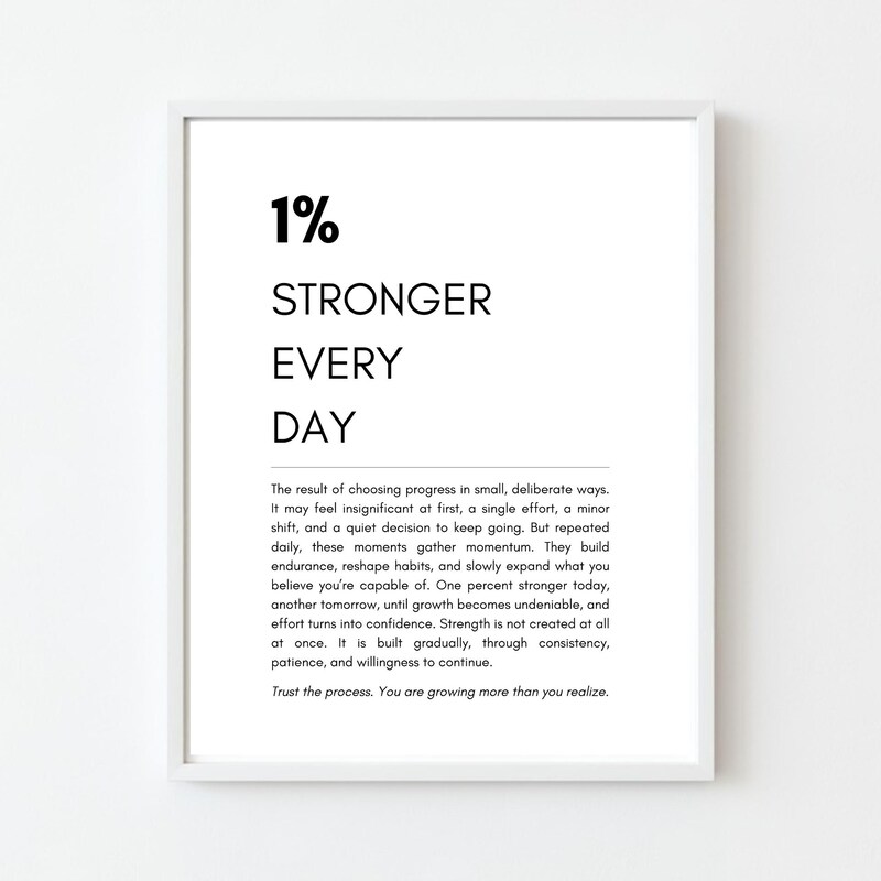 Stronger Every Day - Etsy