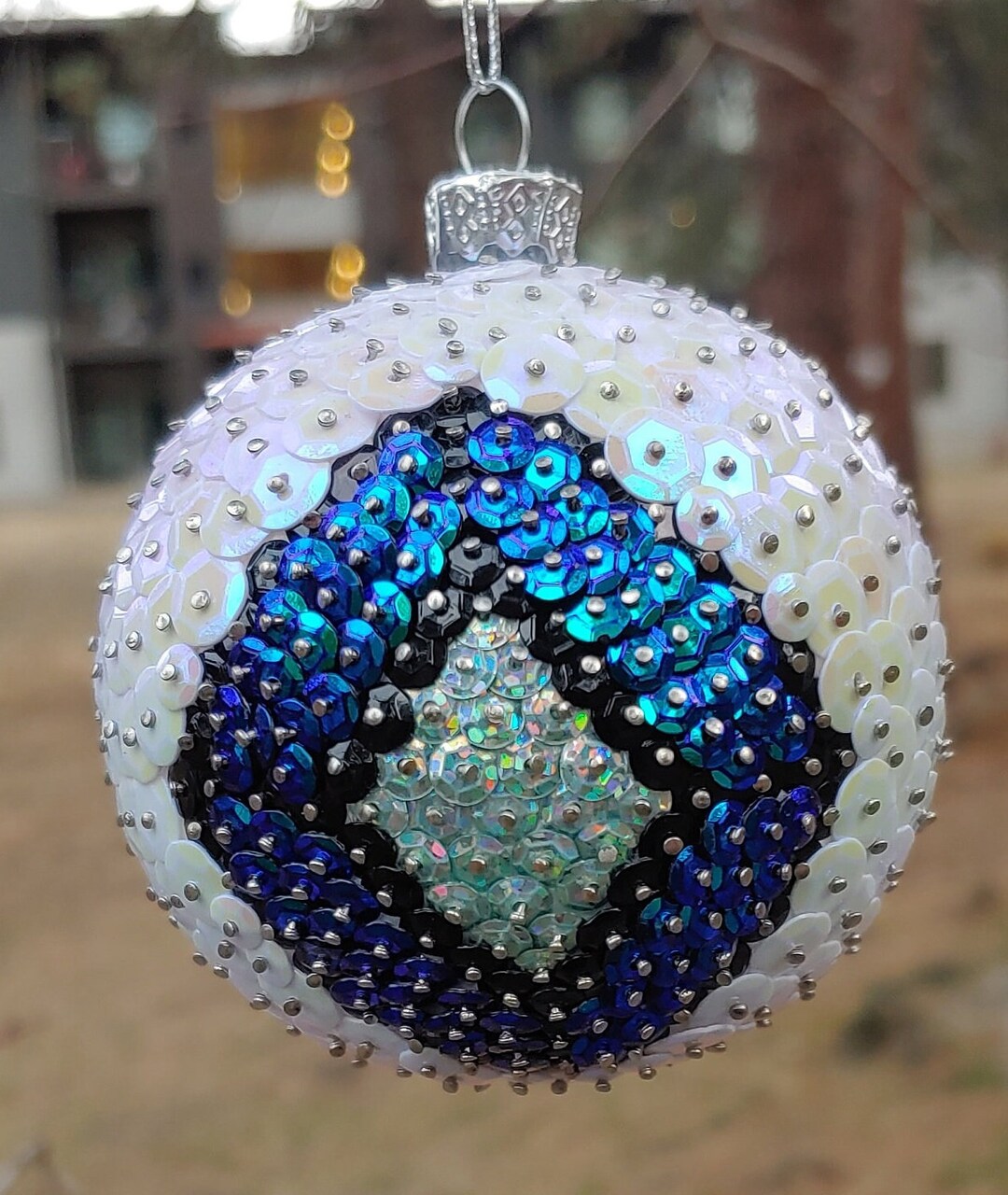 Handmade Sequin Marvel Infinity Space Stone 3" Christmas Ornament - Etsy