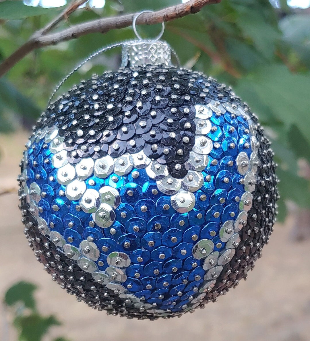 Handmade Sequin DC Comic Nightwing Robin 3" Christmas Ornament - Etsy