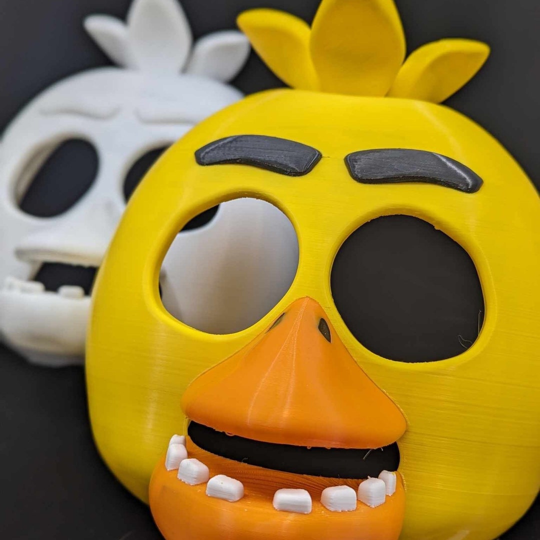 Chica the Chicken Mask / Toy Chica Mask / Withered Chica Mask (FNAF ...