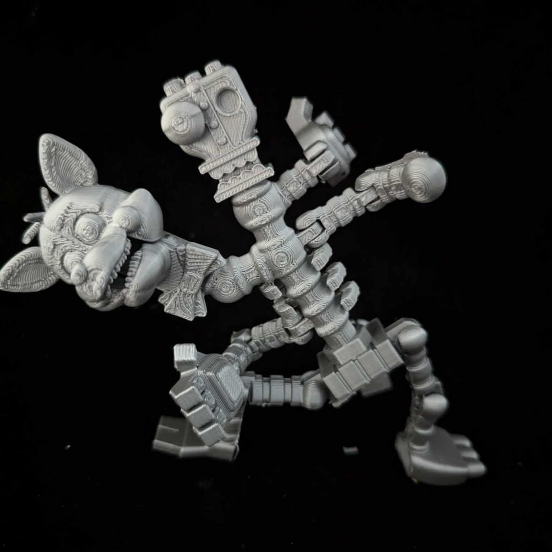 Mangle FNAF / Endo Skeleton Funtime Foxy / Adjustable Mouth / 3 Legs Five Nights at Freddy's ...