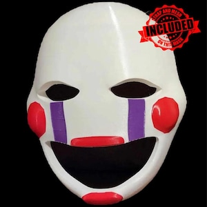 FNAF Wearable Marionette Mask / Puppet Mask / Five Nights at Freddy's ...