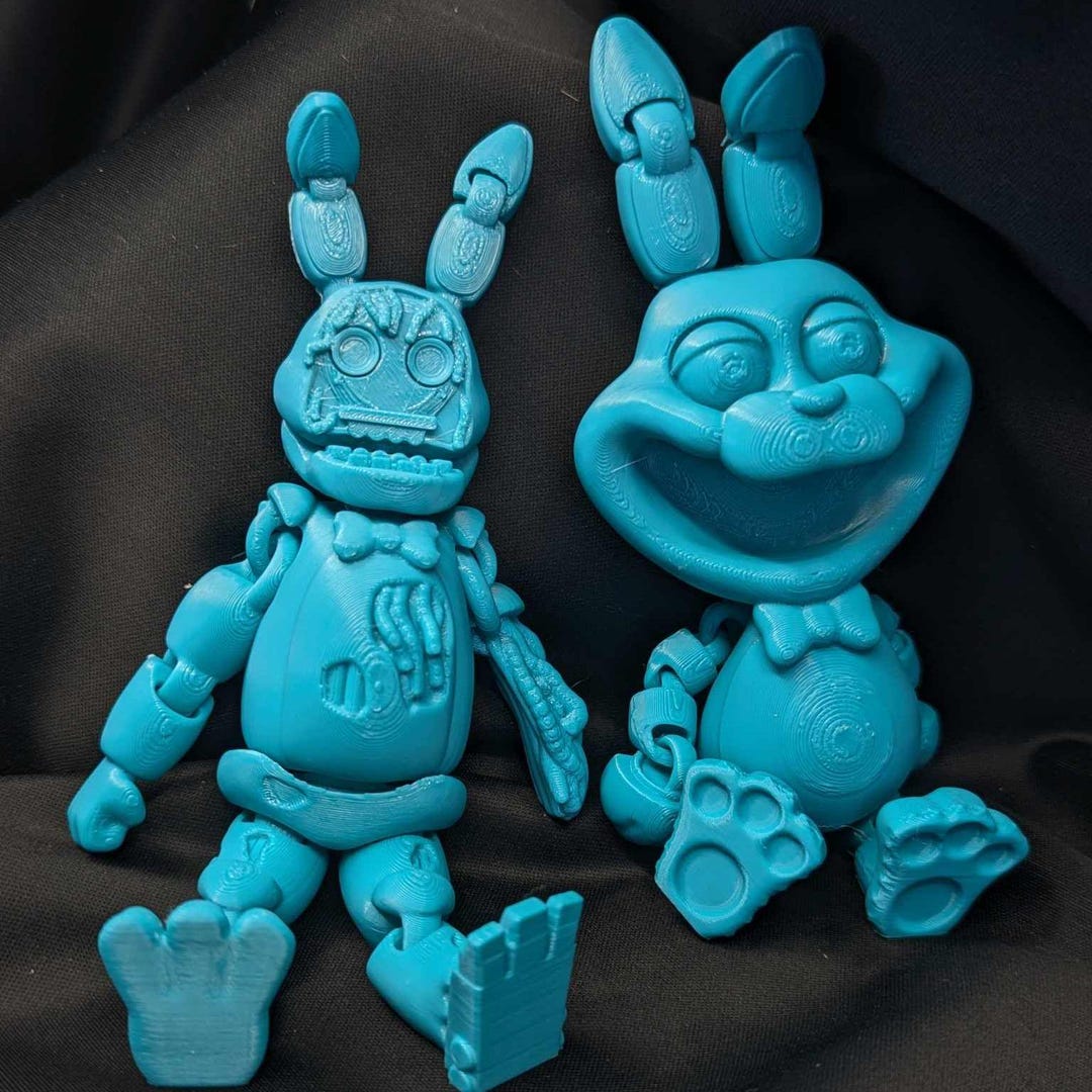 Withered Bonnie and Smiling Bonnie / FNAF / Five Nights at Freddy's 2 ...