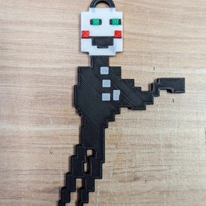 8 Bit Puppet Keychain/ Neckless FNAF / Five Nights at Freddy's FAN ...