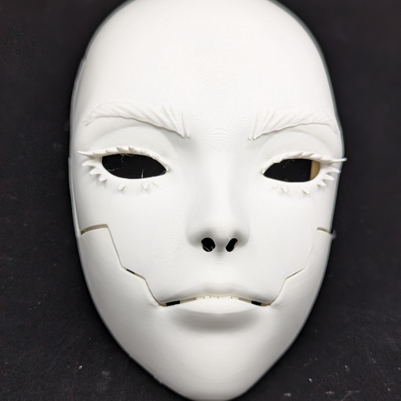 DIY Sarokichi Mask: Dark Geisha With Sharp Teeth - Etsy