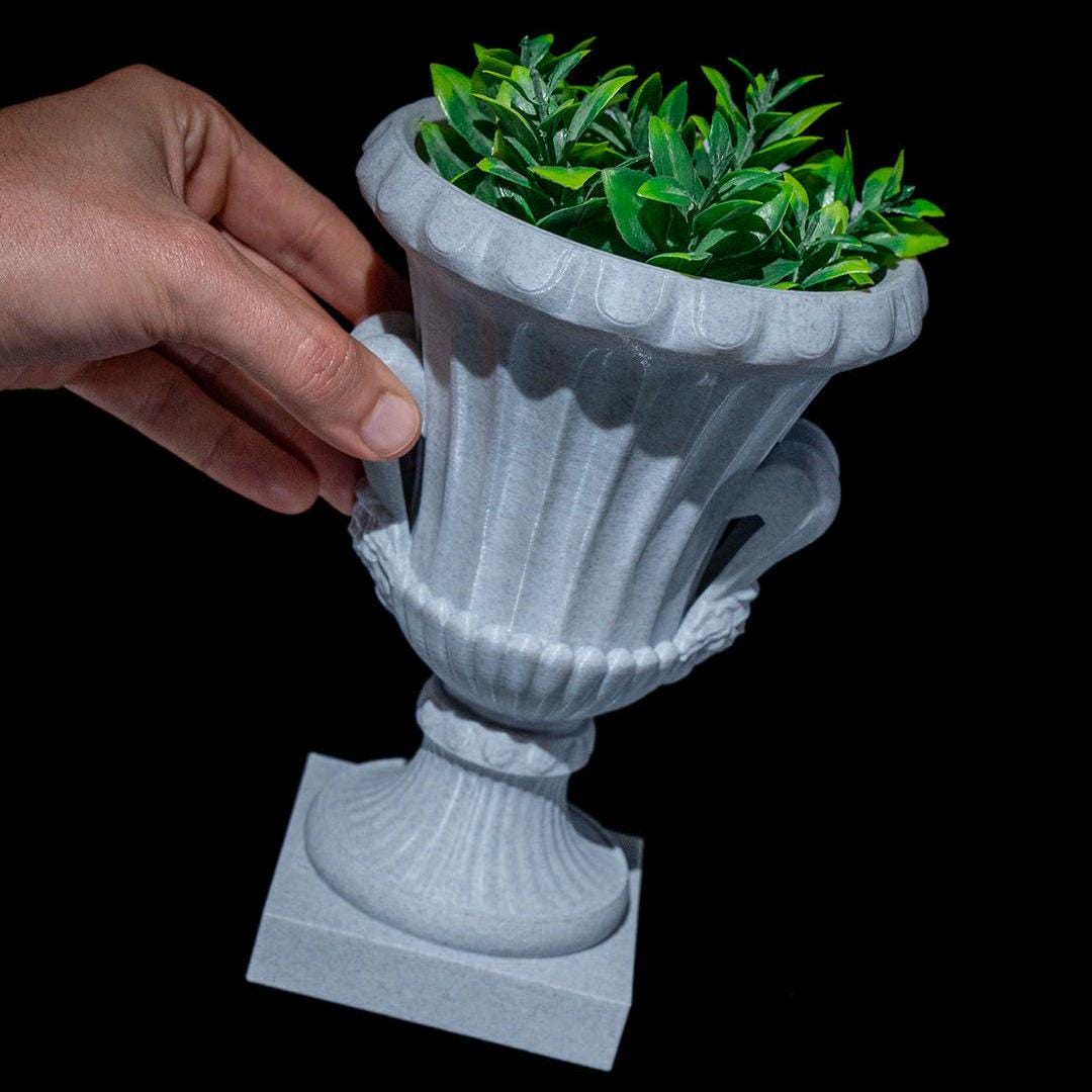 Roman Cup Planter / Ancient Roman Column Planter / Aesthetic Vase ...