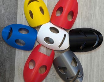 3D Printed Expression Masks (smile, Frown, Emotionless, Mouthless, Grin ...