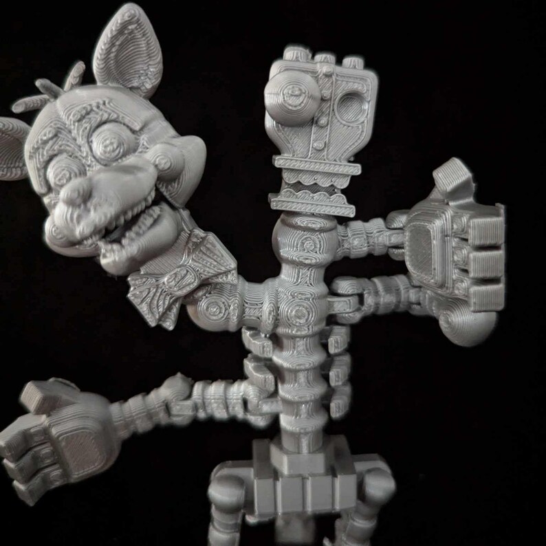 Mangle FNAF / Endo Skeleton Funtime Foxy / Adjustable Mouth / 3 Legs ...