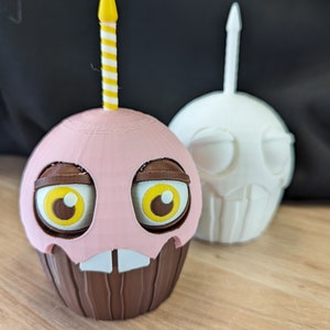 FNAF Cupcake "carl" 3D Print / Mr. Cupcake From Five Nights of Freddy's ...