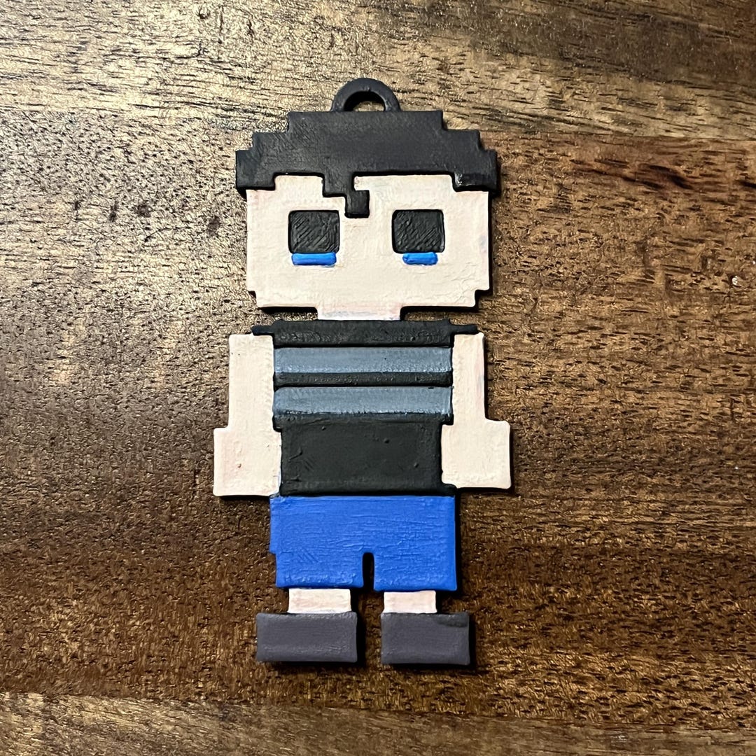 8 Bit Crying Child Keychain / Neckless (FNAF / Five Nights at Freddy's ...