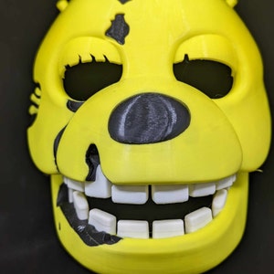 Spring Bonnie / Yellow Rabbit / Mask or Full Helmet (FNAF / Five Nights ...