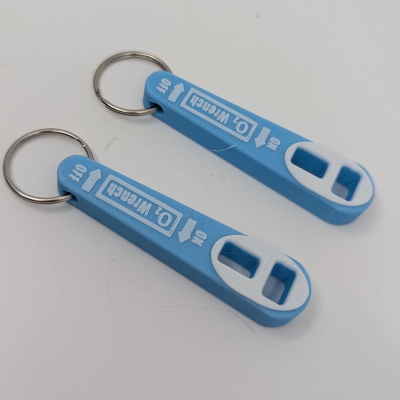 Glow in the Dark Oxygen Wrench Keychain for EMT, Nurse, Paramedic - Etsy