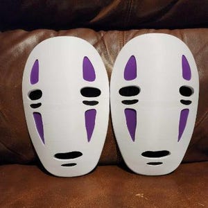 No-face Mask / Kaonashi / Handmade / 3D Printed / Cosplay and Halloween ...