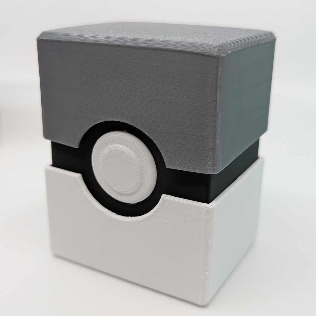 Pokemon Trading Card Game Deck Box / Pokémon Card Organizer / Pokeball ...