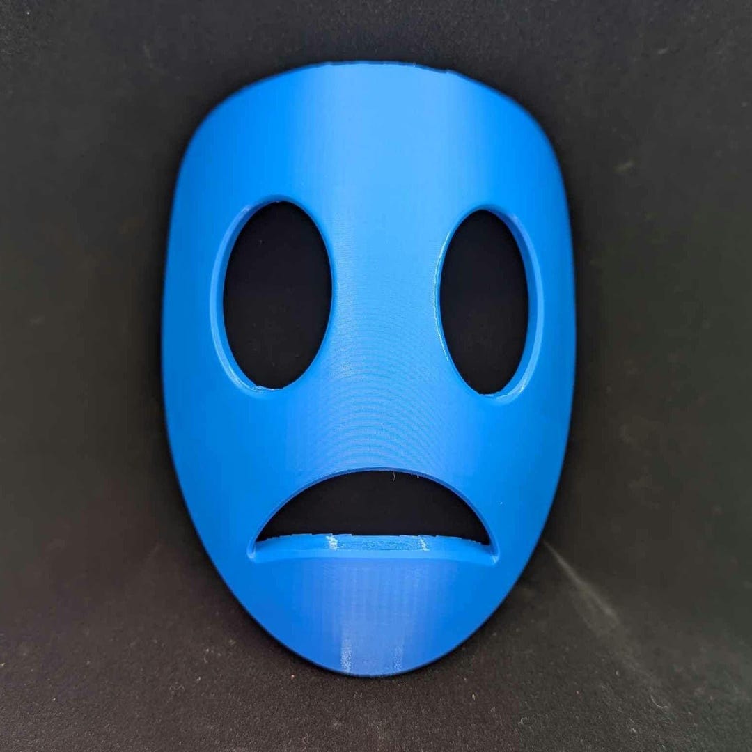 Expression Masks (frown Expression) 3D Printed / Twitch / Youtube ...