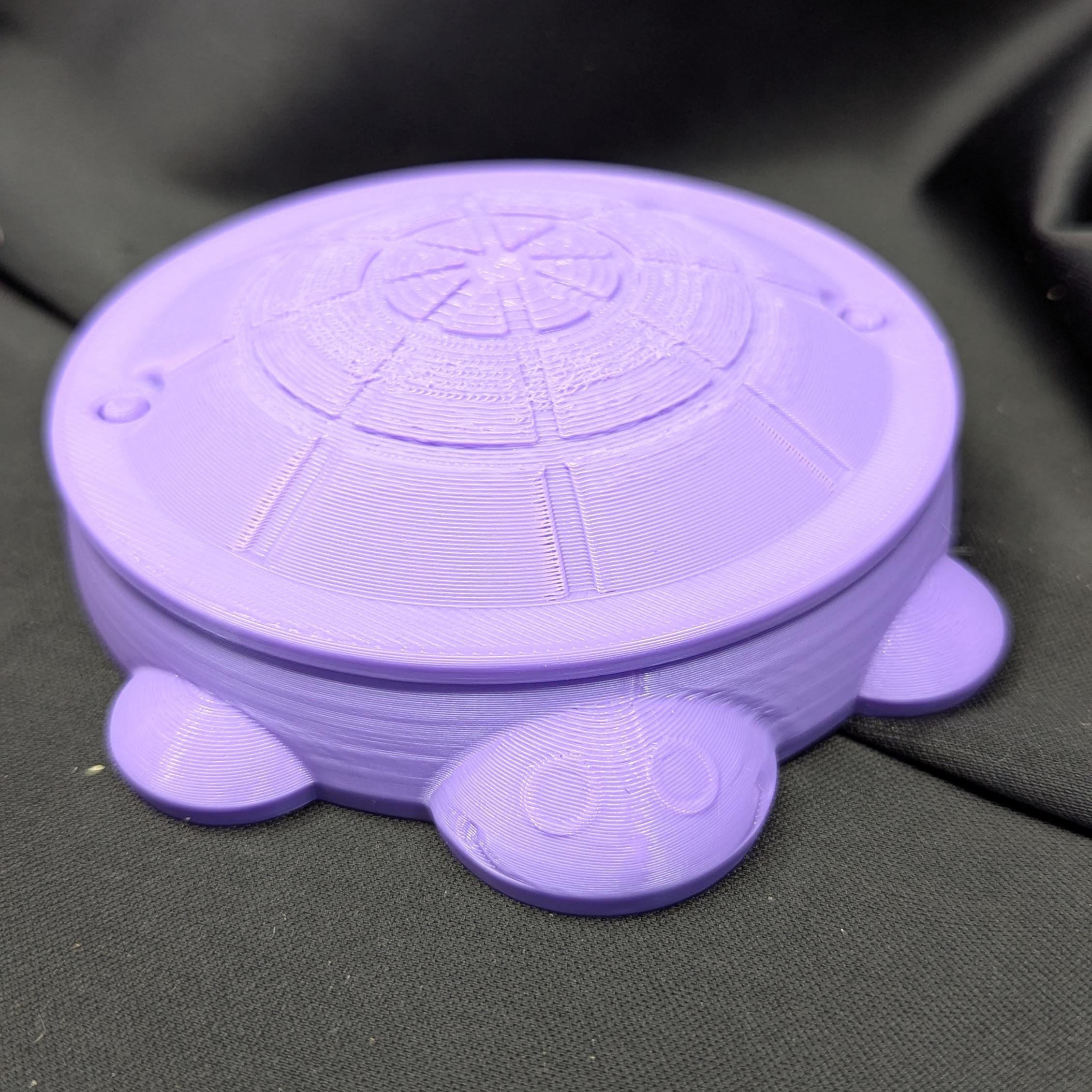 3D Printed Turtle Sandbox With Lid: Reptile Water Dish - Etsy