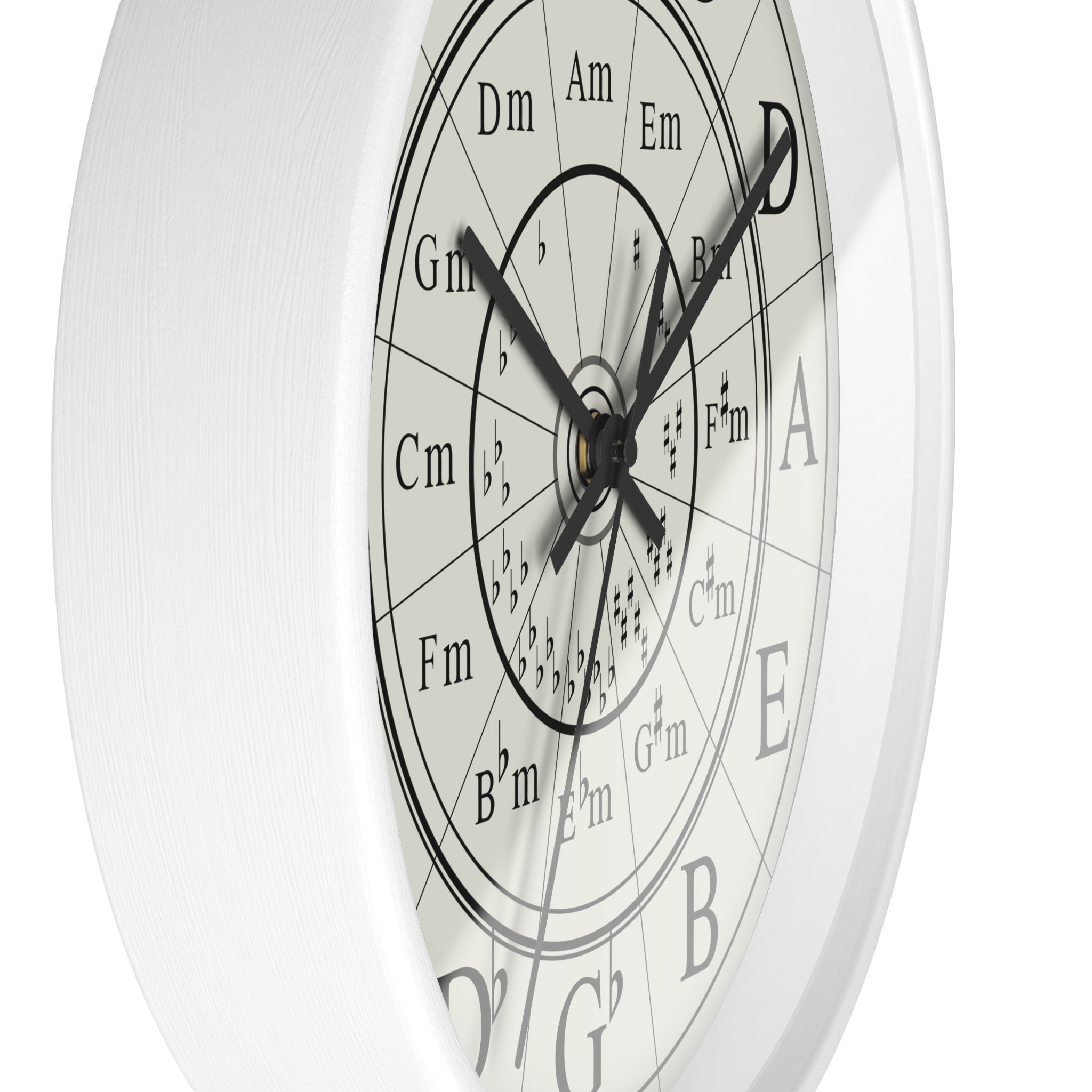 Wall Clock, Circle of Fifth, Music Wall Clock, Gift for Music Teacher ...