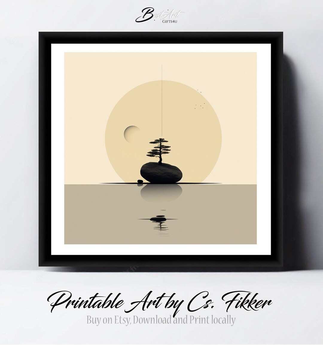 Japandi Abstract Collection 03 - Etsy