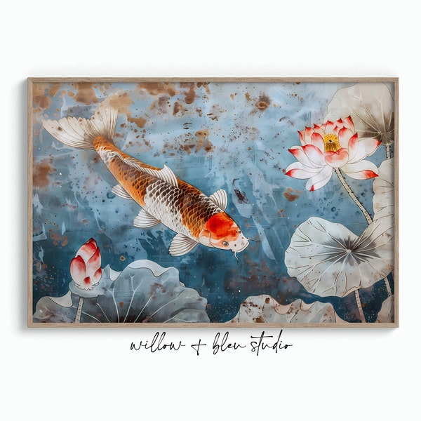 Ukiyo E Fish Print - Etsy