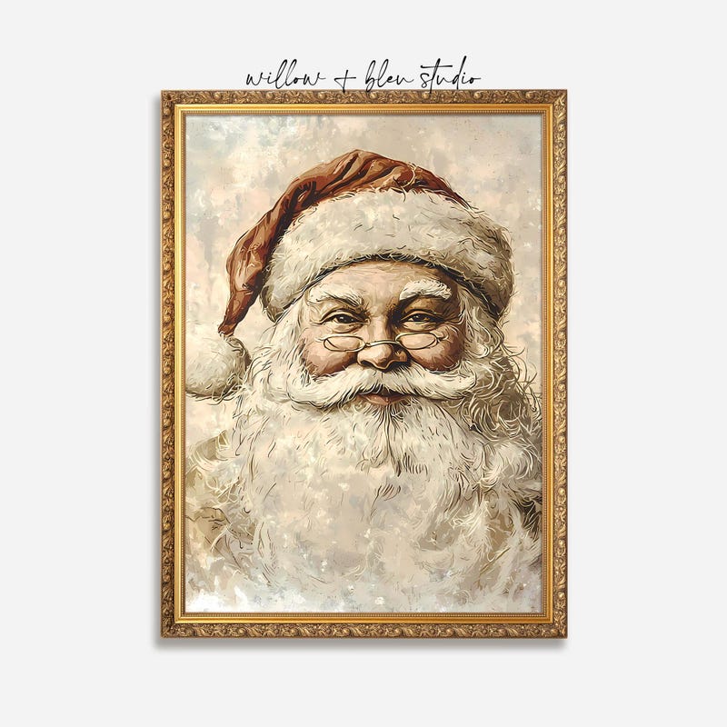 Santa Claus Print - Etsy