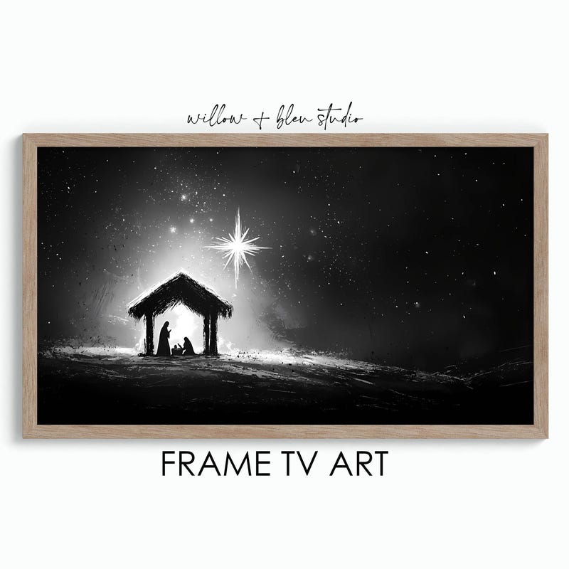 Nativity Line Art - Etsy