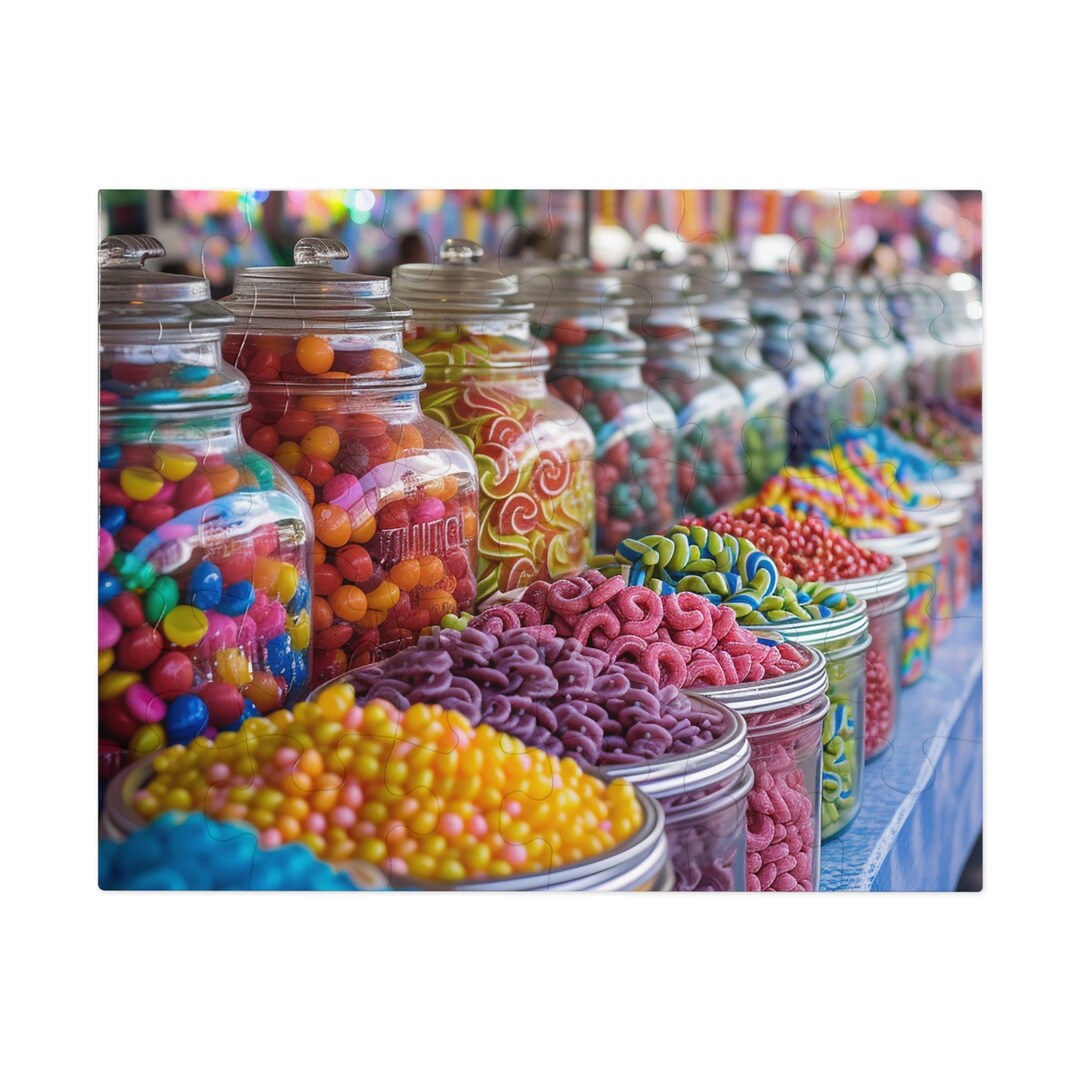 Candy Jars Jigsaw Puzzle (30, 110, 252, 500,1000-piece) - Etsy