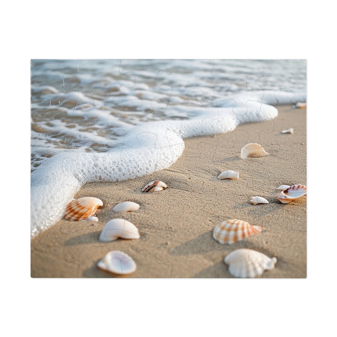Sea Shells by the Sea Shore Jigsaw Puzzle (30, 110, 252, 500,1000-piece ...