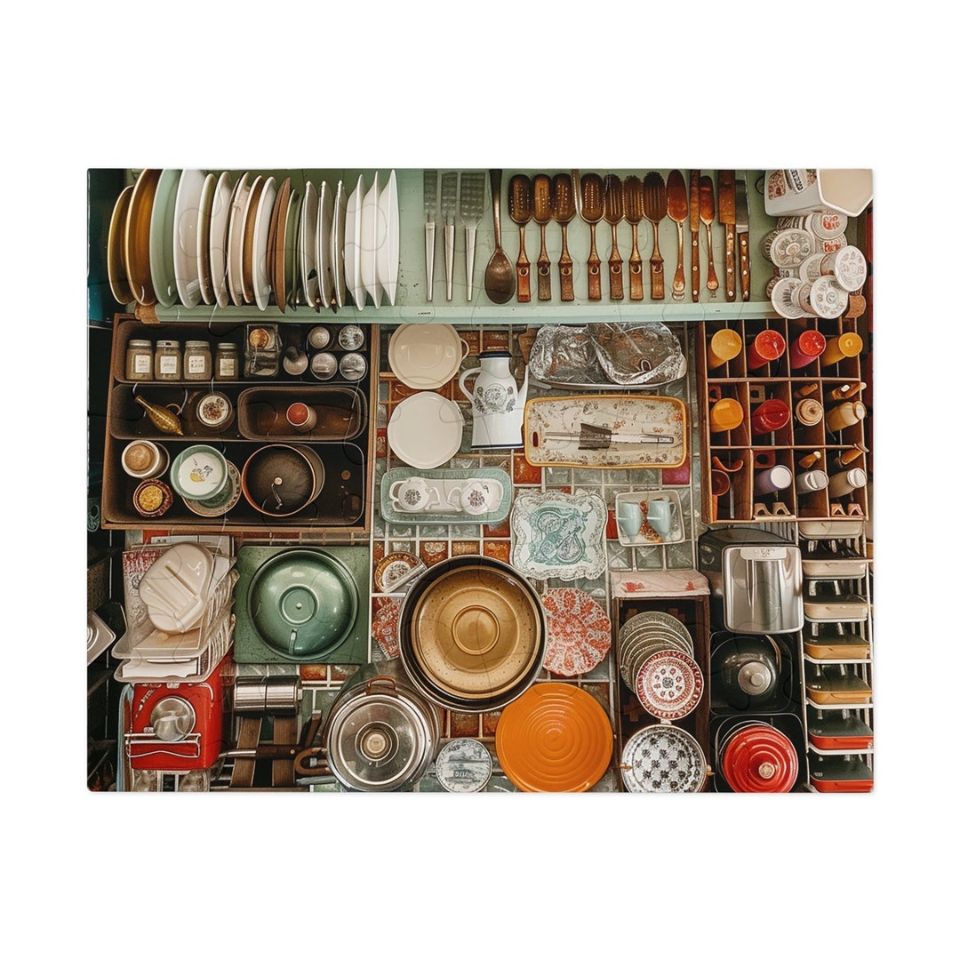Antique Kitchen Clutter Jigsaw Puzzle 30, 110, 252, 500,1000-piece - Etsy