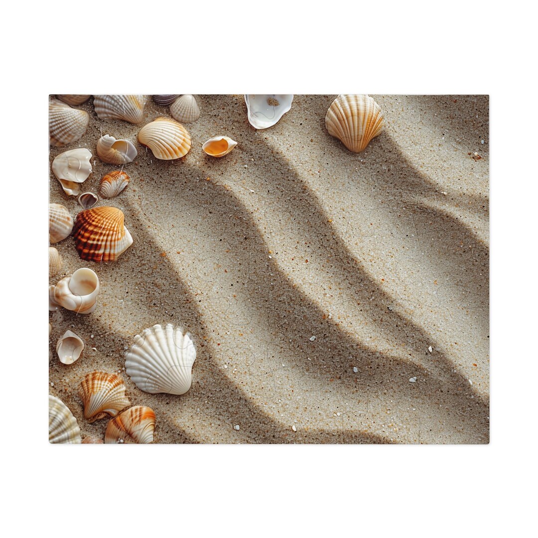 Sandy Beach Sea Shells Jigsaw Puzzle (30, 110, 252, 500,1000-piece) - Etsy