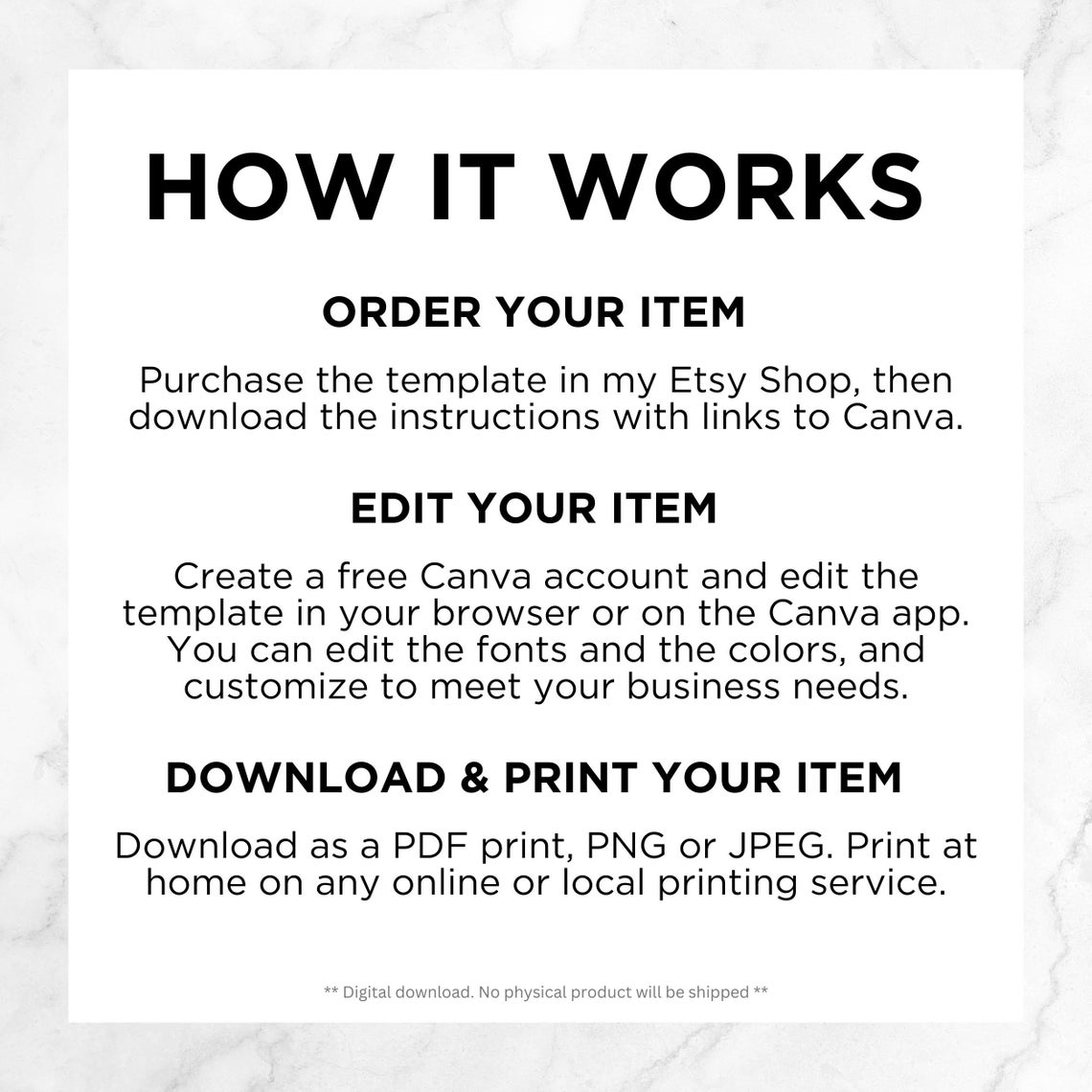 Price List Sign, Editable Price List Sign Printable, QR Code Sign ...