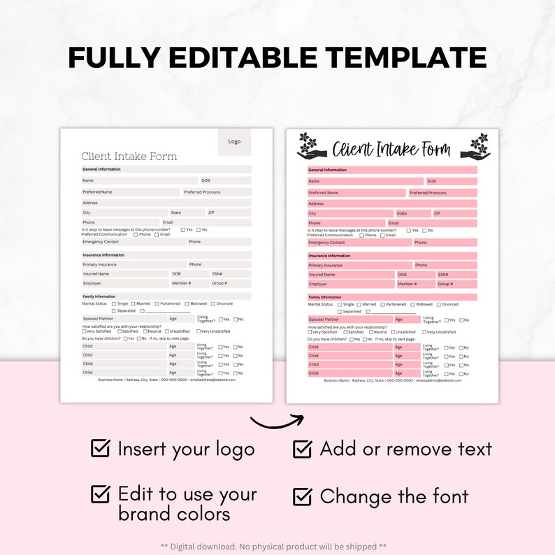 Counseling Intake Form, Informed Consent for Counseling and ...