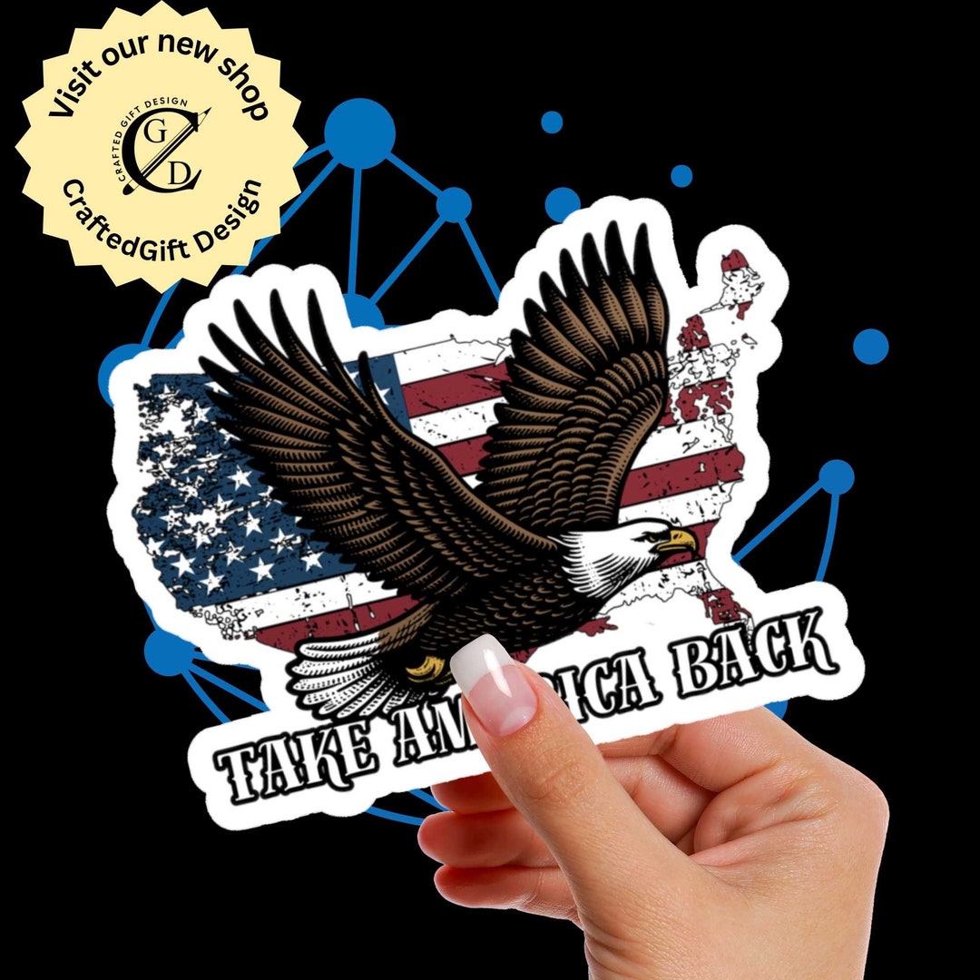 Take America Back Vinyl Decals Trump 2024 Sticker USA Vinyl Decal for ...