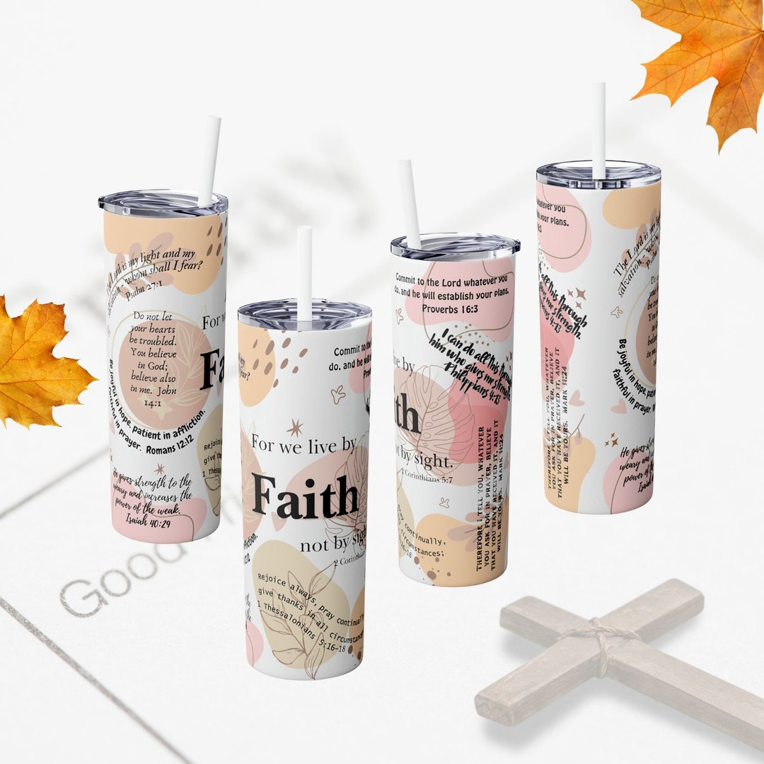 Bible Verses Tumbler Christian Tumbler Gift for Bible Study - Etsy