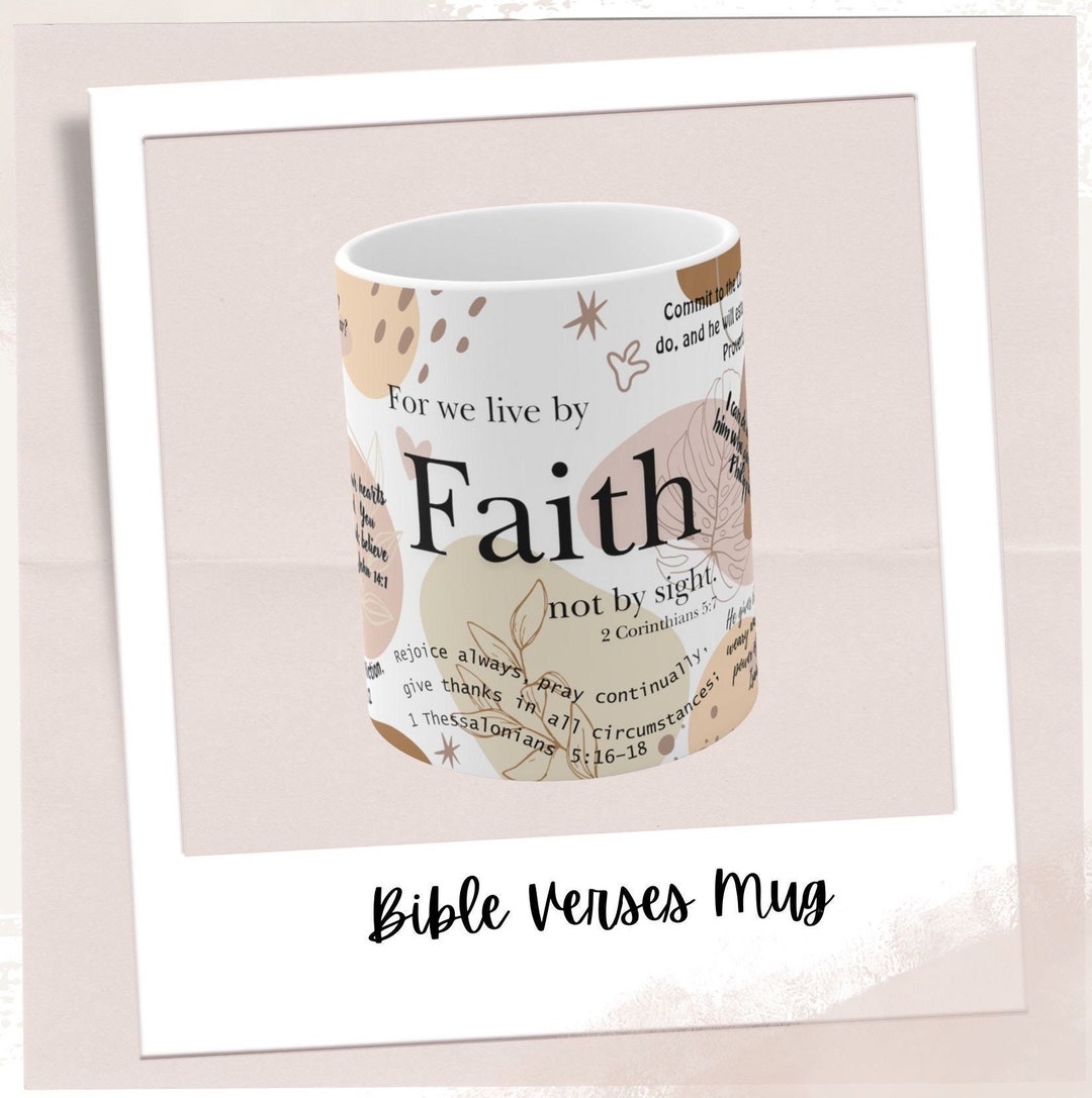 Bible Verses Mug Christian Coffee Mug Scripture Coffee Mug Gift for ...