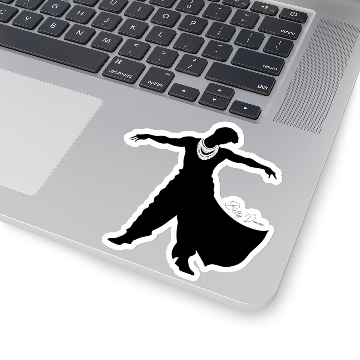 Belly Dance Vinyl Silhouette Sticker Flowing Dancing Decor Sticky ...