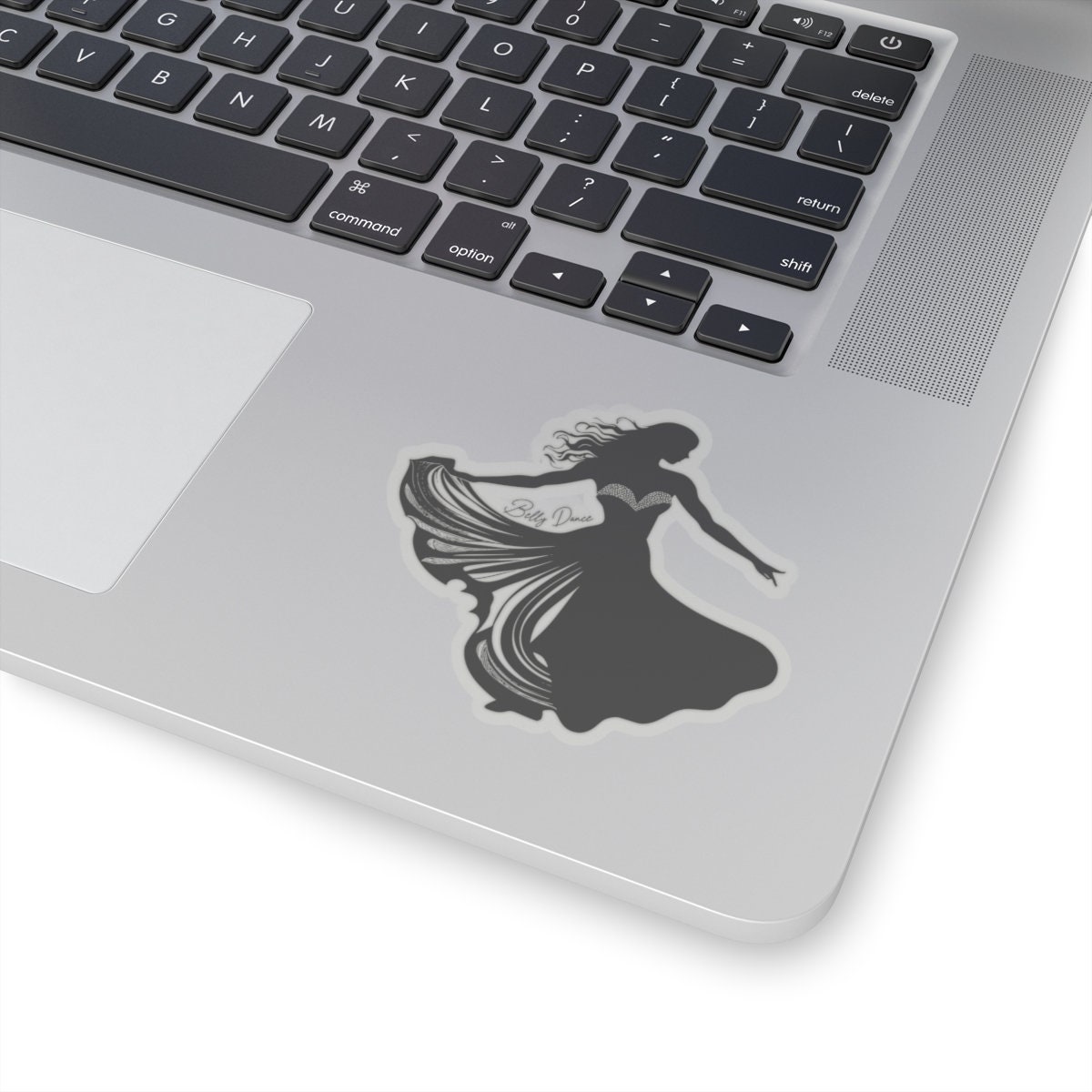 Belly Dance Vinyl Silhouette Sticker Flowing Dancing Decor Sticky ...