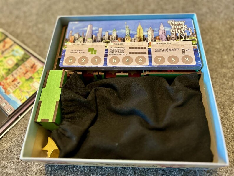 Insert/organizer Compatible With Cities Board Game (digital Cut File ...