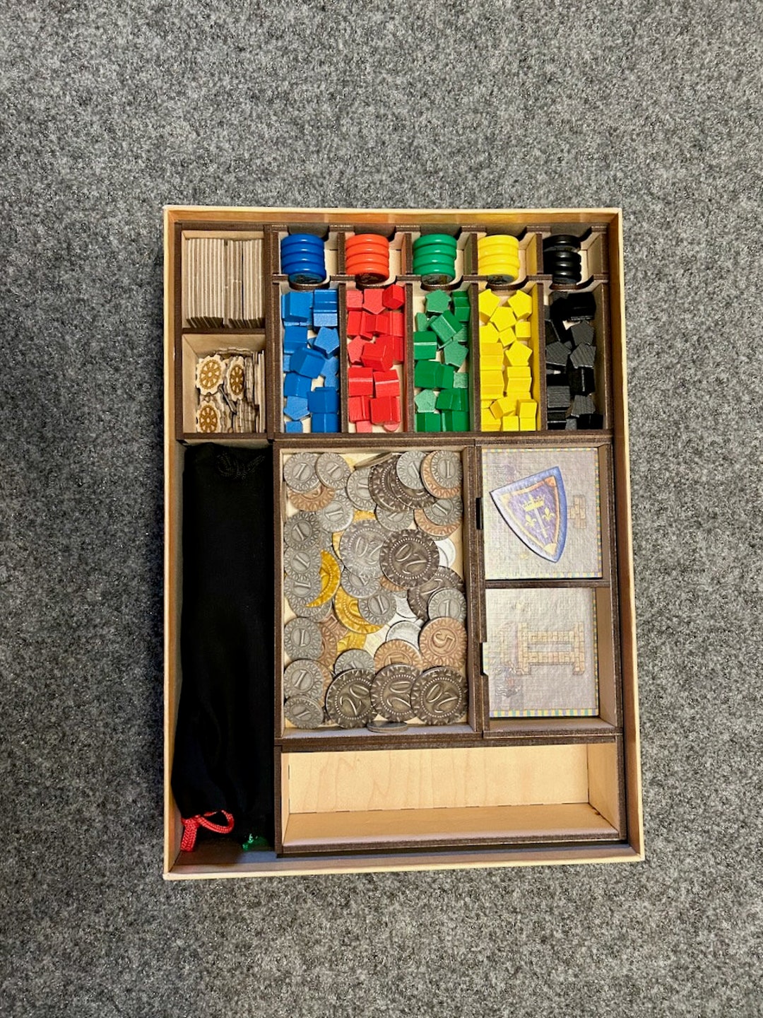 Orleans Board Game Insert Organizer Digital Cut File - Etsy