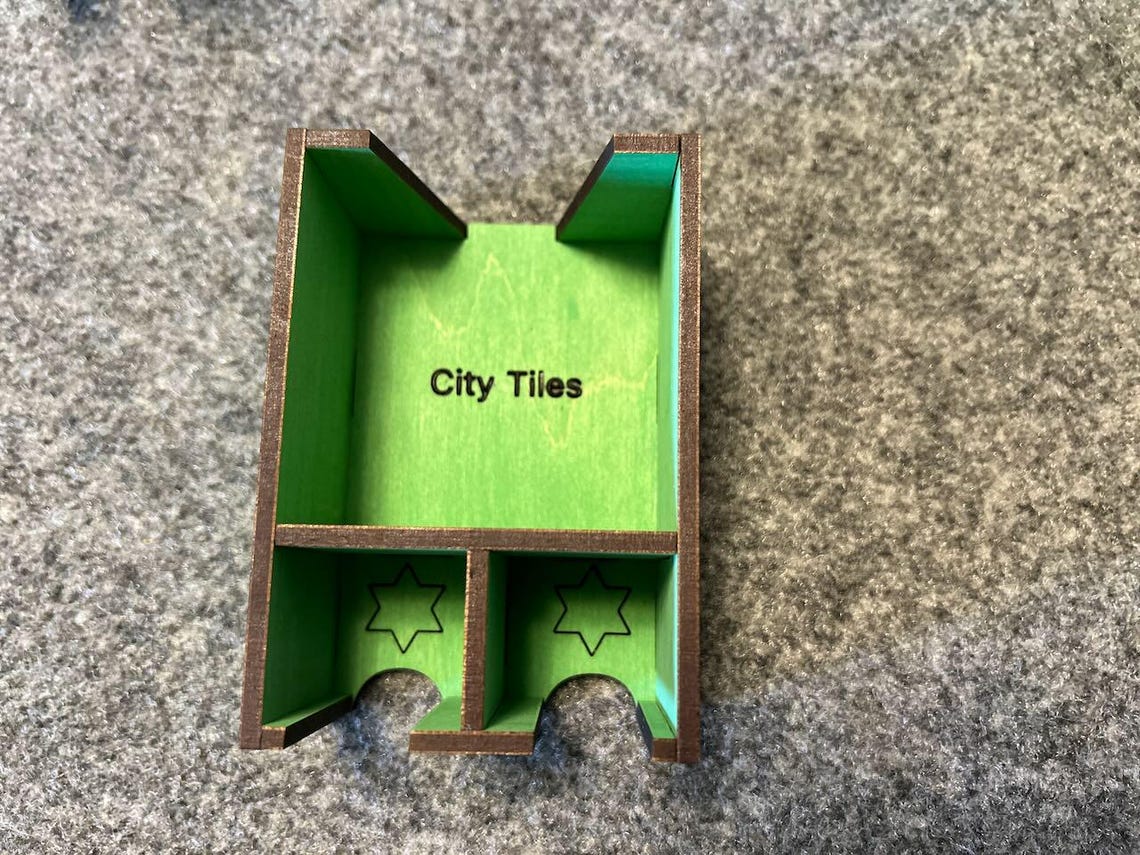 Insert/organizer Compatible With Cities Board Game (digital Cut File ...