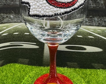 Chiefs Nation Wine Glass - Etsy