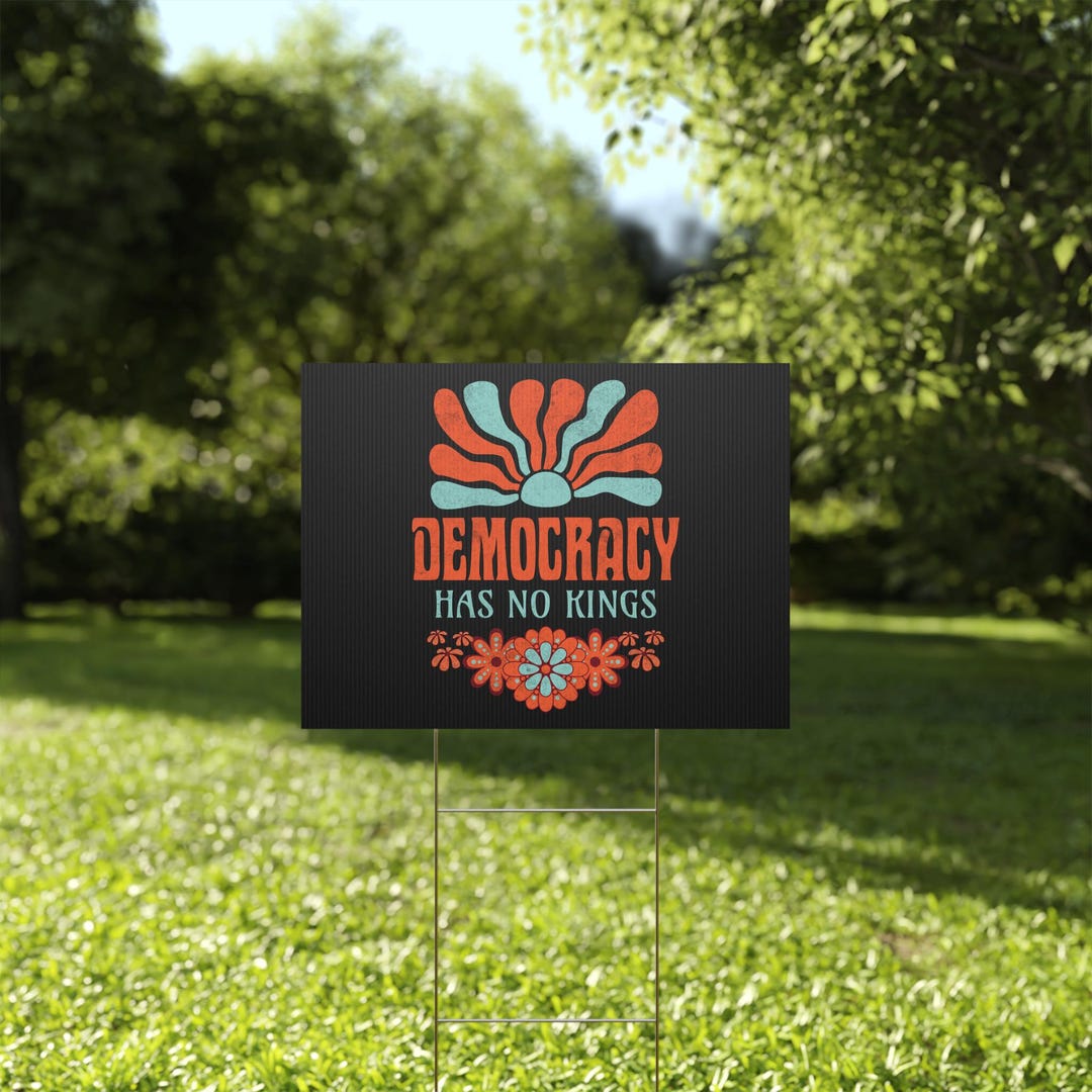 Subtle Anti Trump Protest Plastic Yard Sign, Political Activist Lawn ...