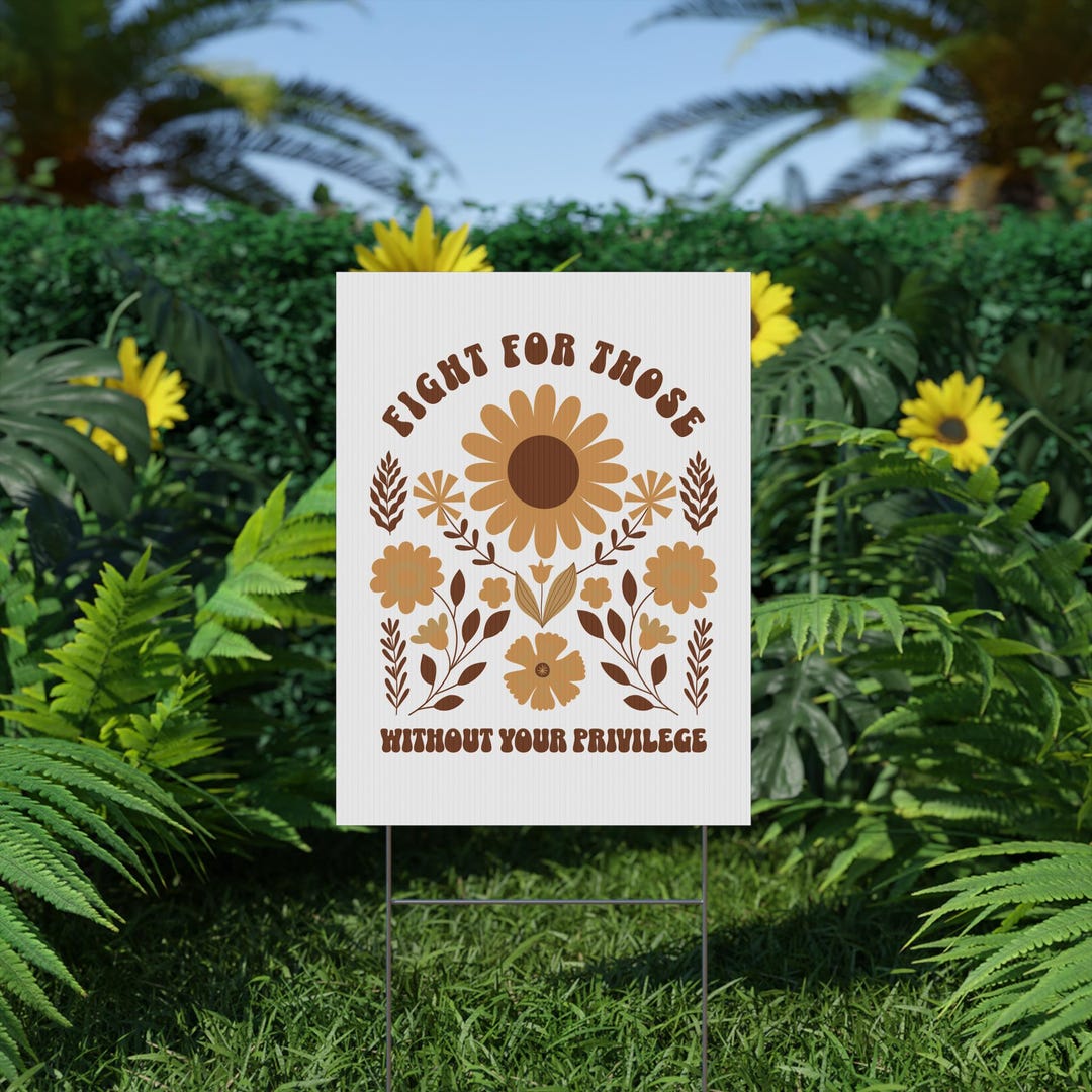 Subtle Anti Trump Protest Plastic Yard Sign, Political Activist Lawn ...