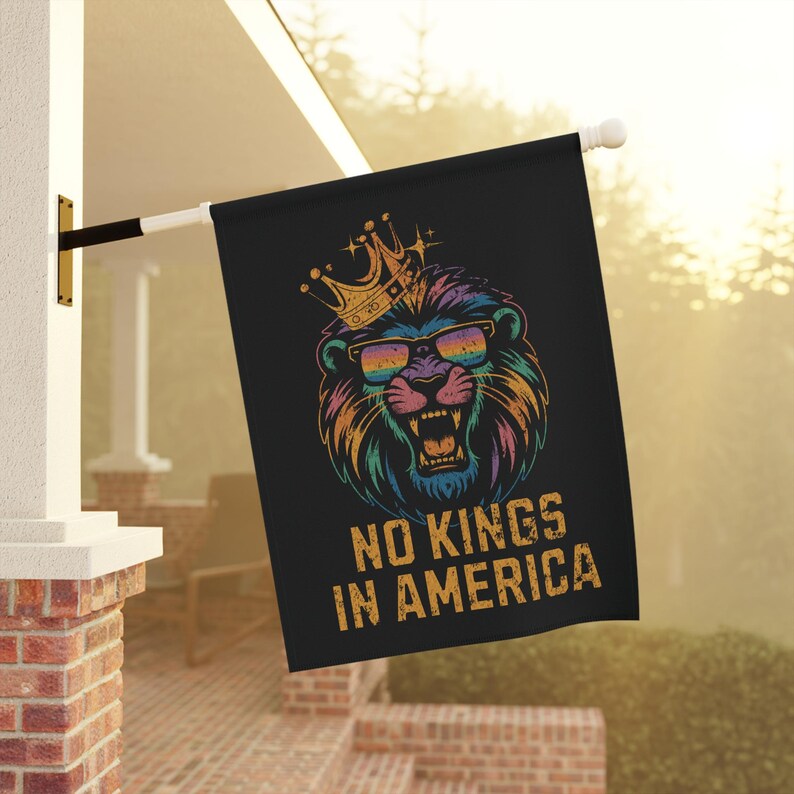 No Kings in America Yard Sign, Anti-trump, Protest Yard Sign, Democracy ...