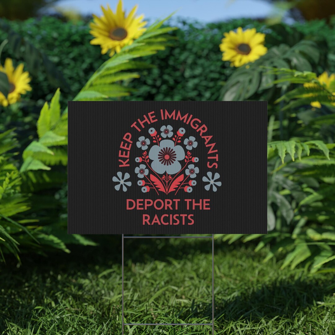 Subtle Anti Trump Protest Plastic Yard Sign, Political Activist Lawn ...