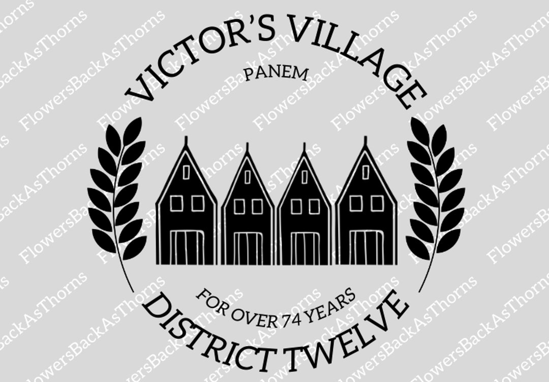 Victor's Village District 12 Panem the Hunger Games Books Movies SVG ...