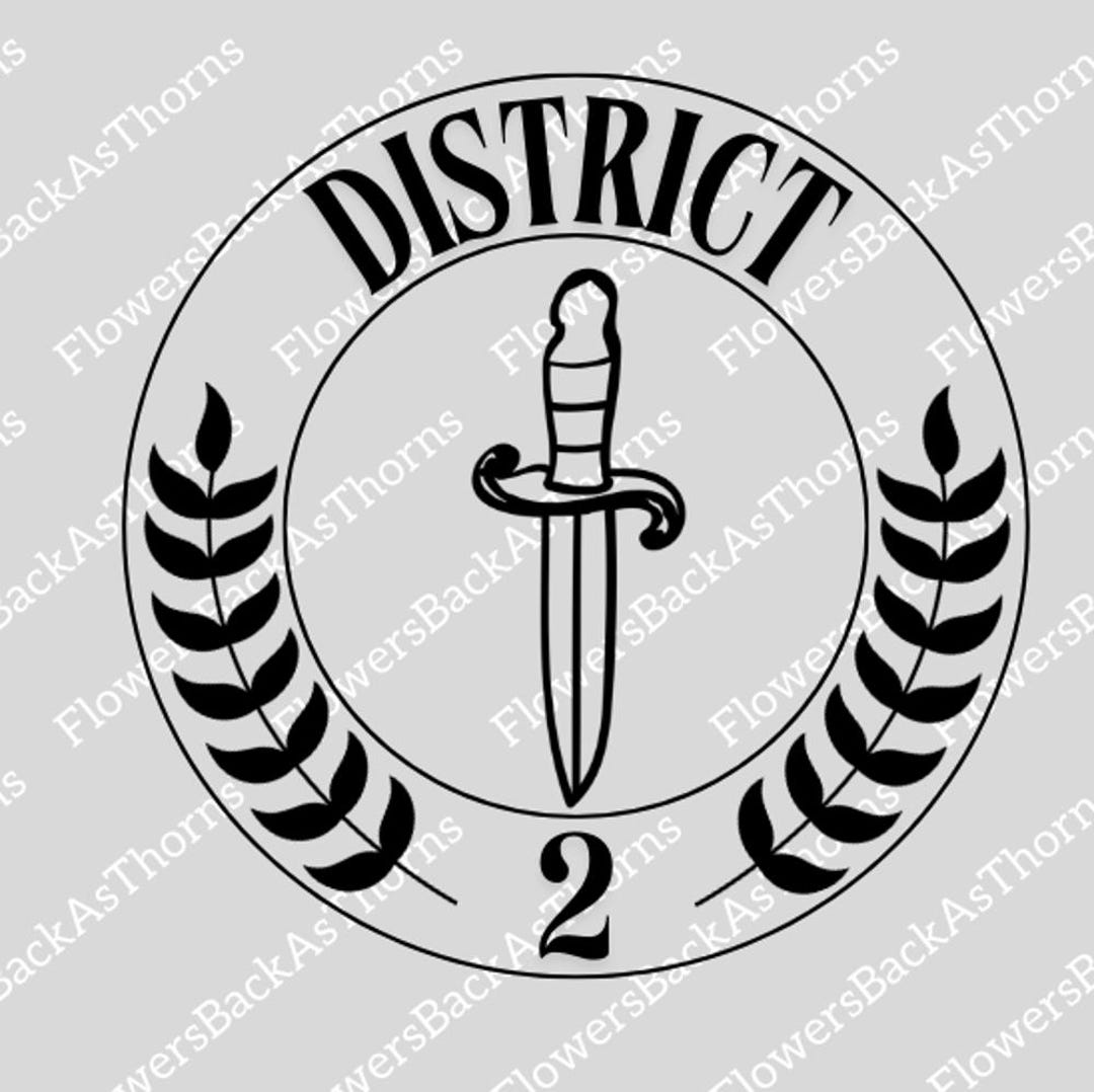 Hunger Games District Emblems Pngs - Etsy