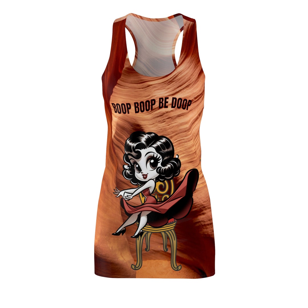 Personalized Betty Boop Women's Cut & Sew Racerback Dress - Etsy