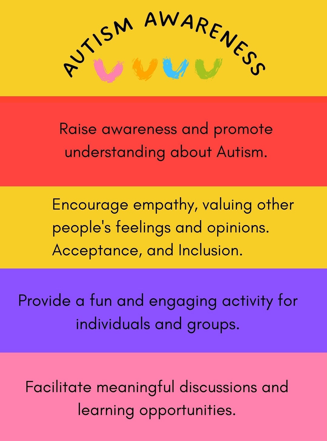Personalized Autism Awareness Poster - Etsy