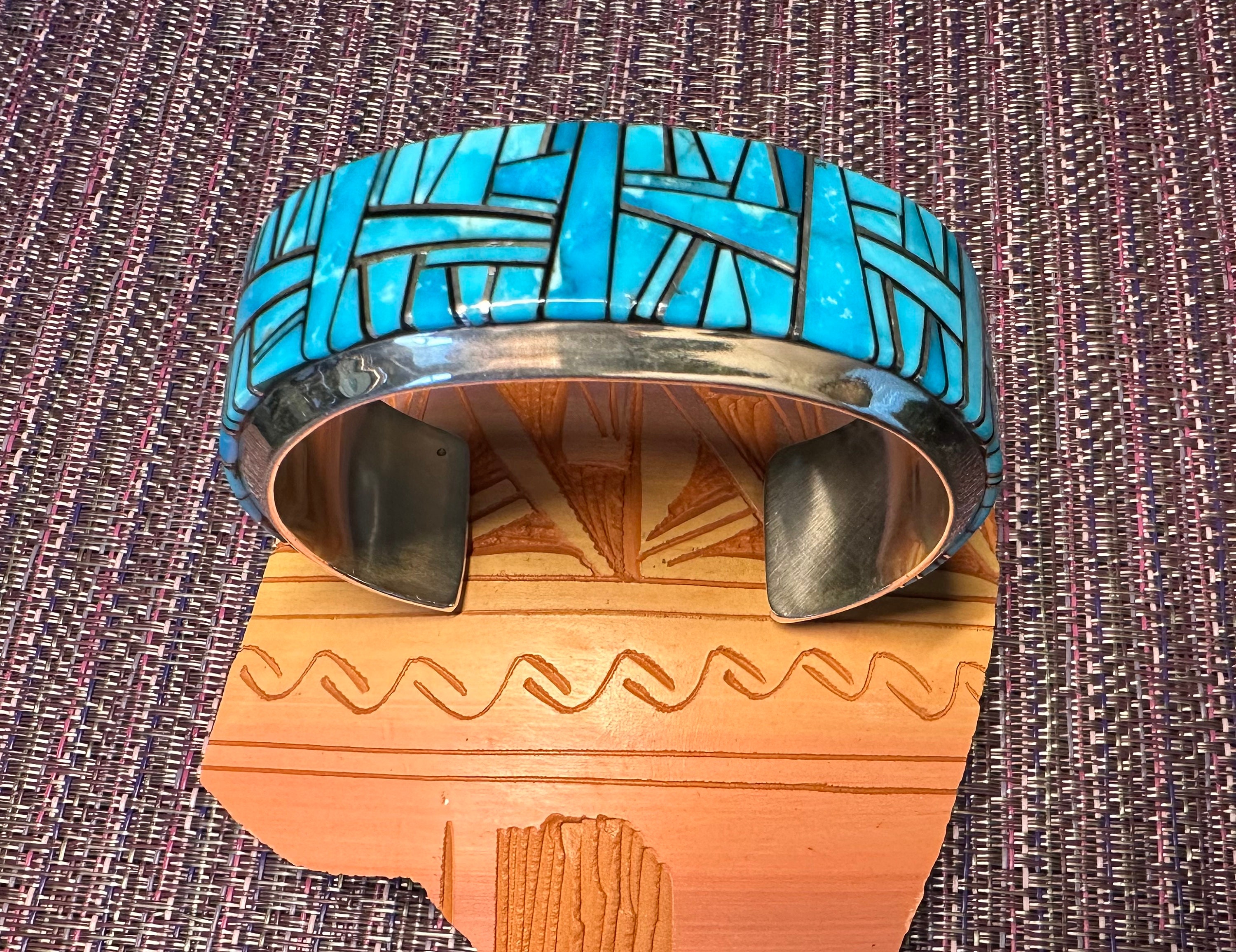 Men's Navajo Turquoise Cuff Bracelet - Etsy