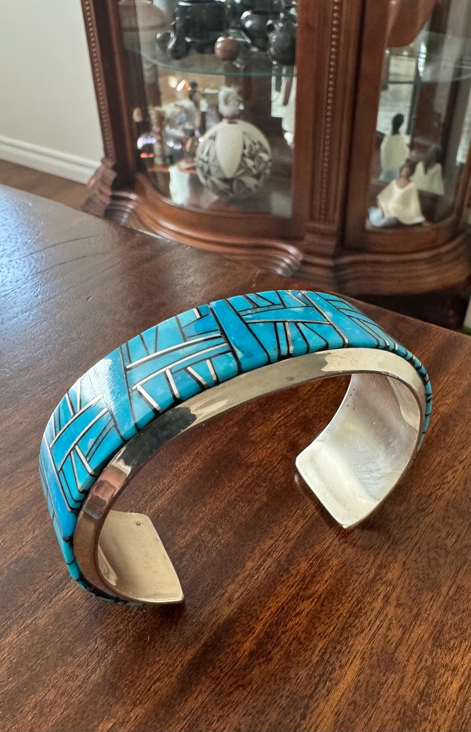 Men's Navajo Turquoise Cuff Bracelet - Etsy